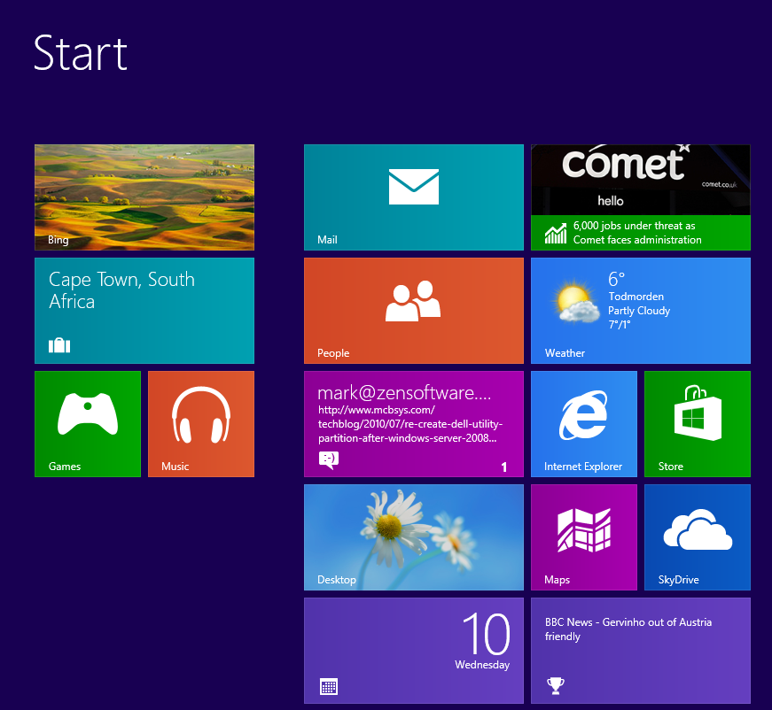 Synchronise your Windows 8 email and calendar apps with MDaemon - Zen ...